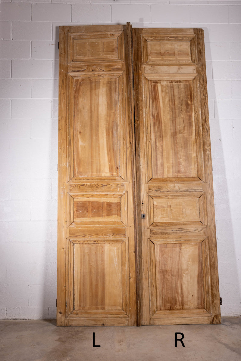 Reclaimed European Wood Panel Door Pair – The Corbel